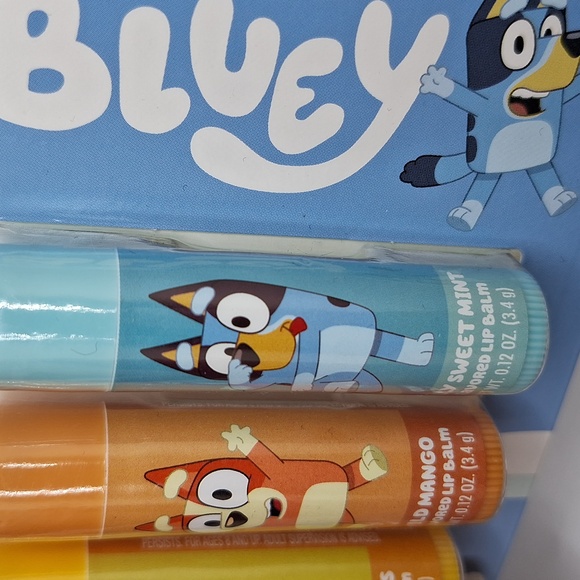 bluey | Makeup | Bluey Cartoon Lip Balm Set 8 Piece Bundle Pack Fruit ...